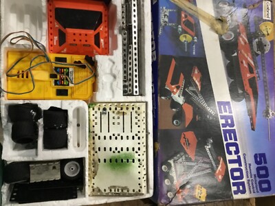 Vintage 1981 Gabriel Erector 500 Construction System set vtg rare Parts ...