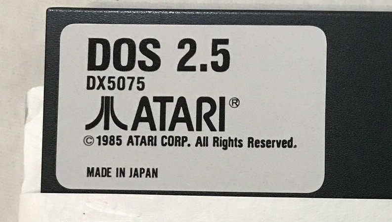 Atari DX5075 DOS 2.5 SINGLE DENSITY SD Master 5 1/4 disks 2 each for ...