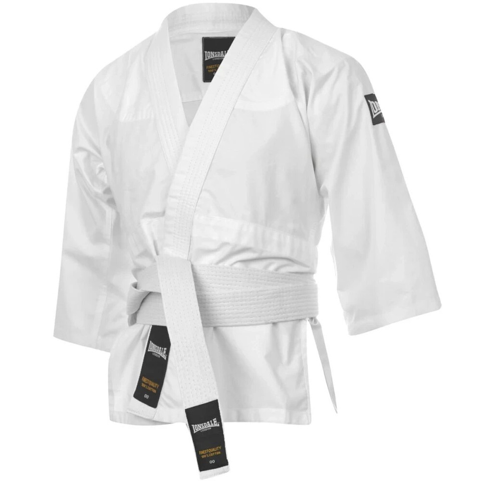 White Judo JiuJitsu karate work GI Uniform Full Set Youth Size 11-12 | eBay