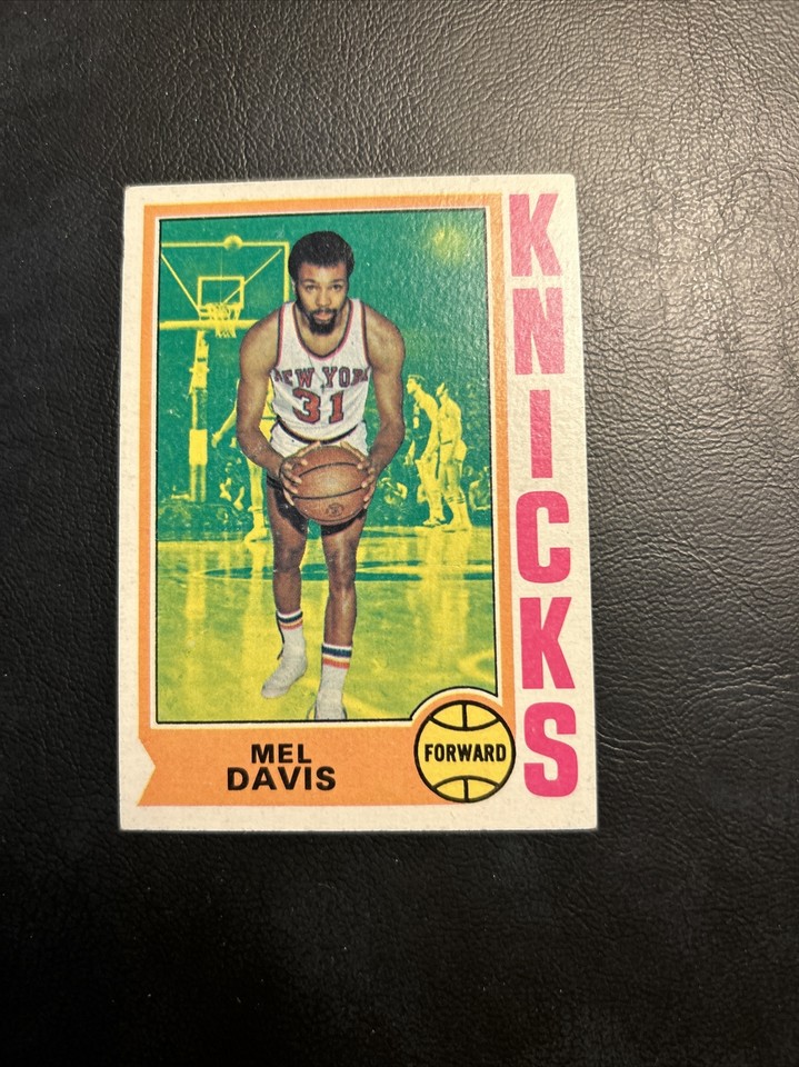 #43 Mel Davis 1974-75 Topps Cb12-4 new york knicks | eBay