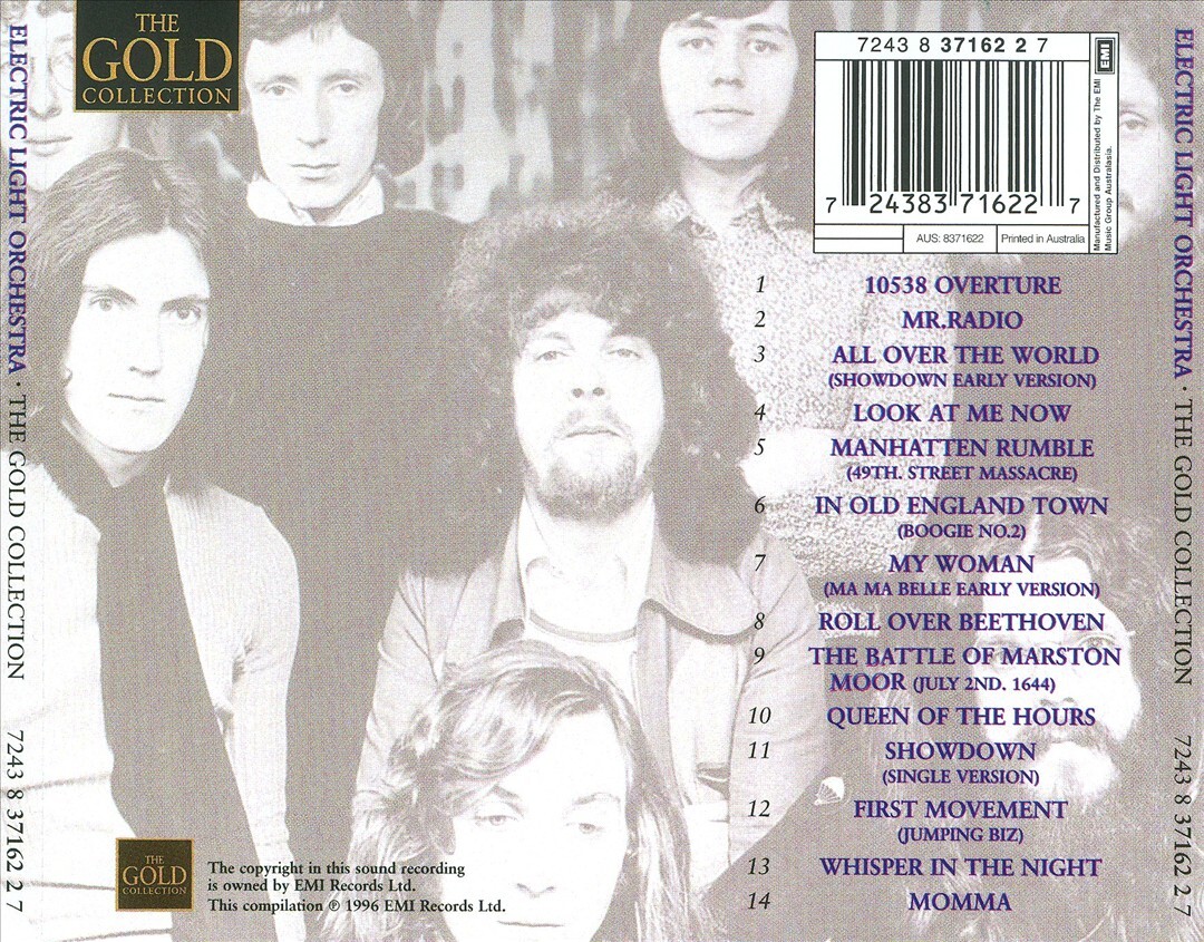 ELECTRIC LIGHT ORCHESTRA GOLD COLLECTION NEW CD 724383716227| eBay