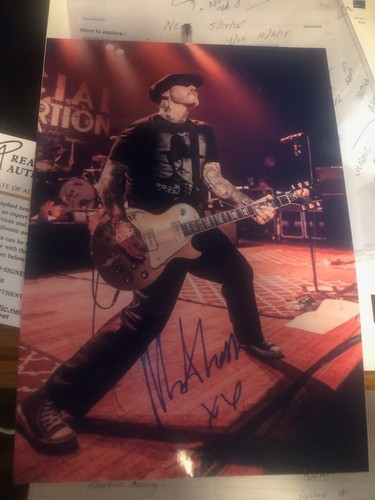 Mike Ness Social Distortion Signed 8x12 Photo with COA Scarce | eBay