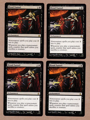 MTG - 4X Blood Funnel X4 - Ravnica - Rare NM/MT - Playset | eBay