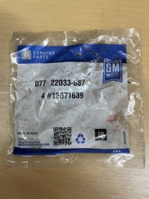 12671639 (4) GM GENUINE OEM High Pressure Fuel Injection Injector Seals ...