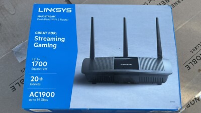 Linksys EA7450 Max-Stream Dual-Band AC1900 Wi-Fi 5 Router 745883784301 ...