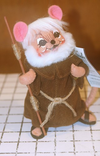 VTG Annalee 6" Doll "Friar Tuck" Mouse with original tags 2007 Macys ...