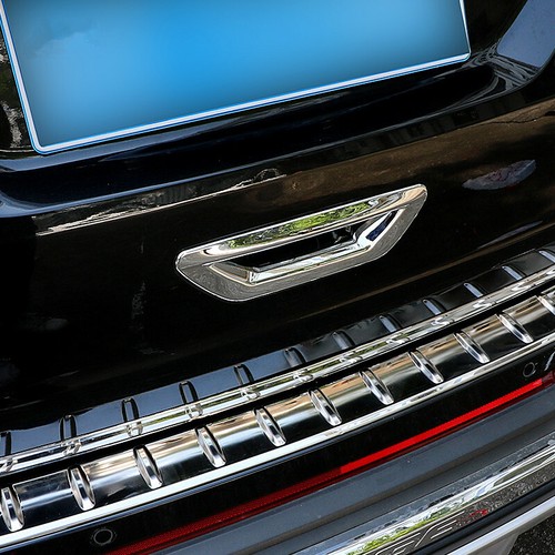 For Ford Edge 2015-2020 1Pcs Chrome ABS Rear Trunk Door Handle Trim ...