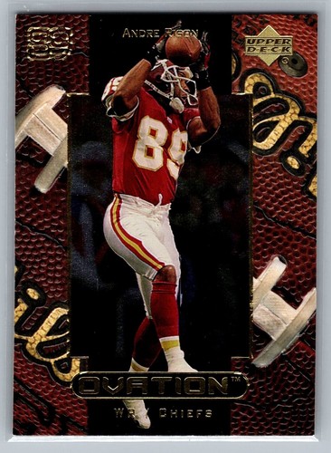 1999 UPPER DECK OVATION CARD # 28 Andre Rison - Kansas City Chiefs | eBay