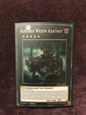 1x YuGiOh! Outer Entity Azathot SECRET RARE! 1st EDITION! SHVA-DE018 ...