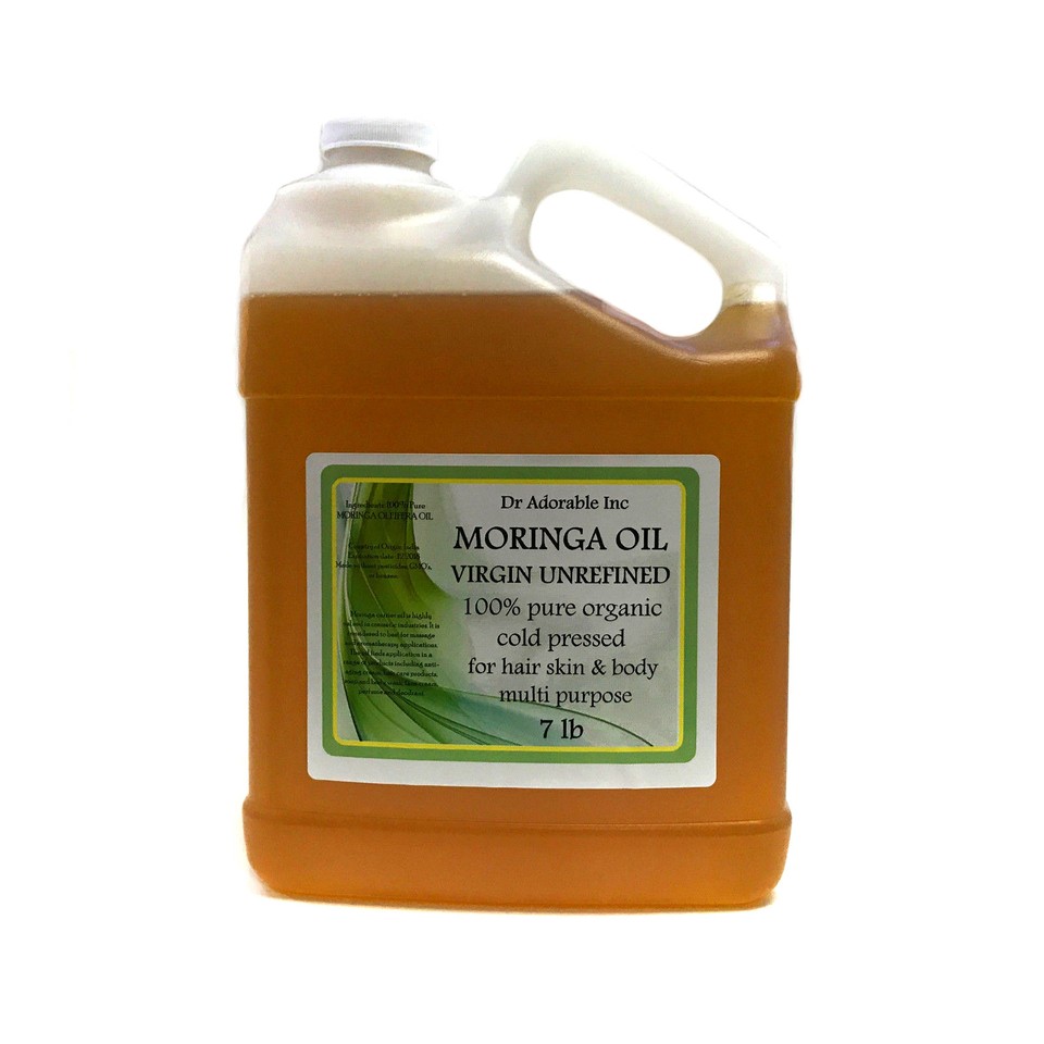 UNREFINED MORINGA OIL PREMIUM 100% PURE ORGANIC COLD PRESSED VIRGIN 2 ...