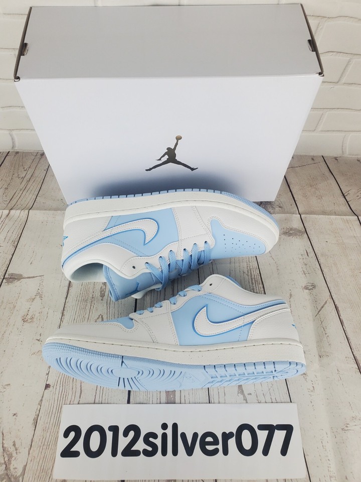 Nike Air Jordan 1 Low SE 'Reverse Ice Blue' UNC DV1299-104 Women's ...