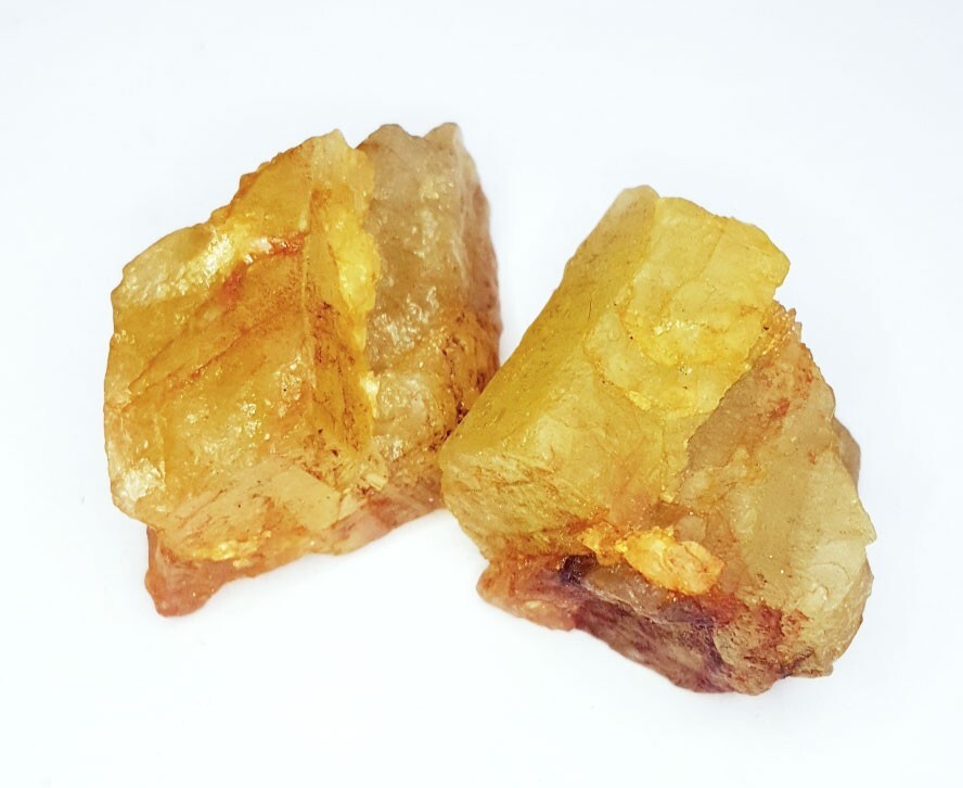 299.72 Ct Loose Gemstone Natural Yellow Beryl Heliodor Rough Untreated 2 Pcs Lot | eBay.de