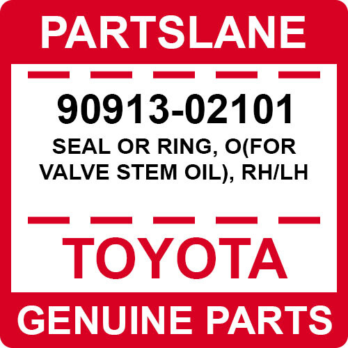 9091302101 Toyota Genuine Seal Valve Stem 90913-02101 for sale online ...