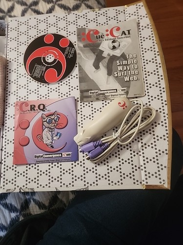 Rare C.R.Q. CAT Serial Port Barcode Scanner Optical Reader (NOS)New Old ...