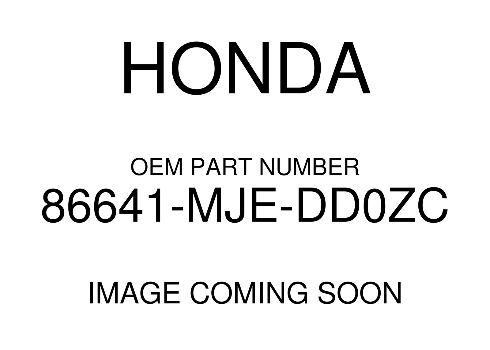 Honda 2014-2018 CB Right Type1 Stripe 86641-MJE-DD0ZC New OEM | eBay
