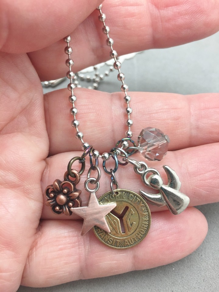 NYC New York City Transit Authority Token Charm Pendant Handmade Safe ...