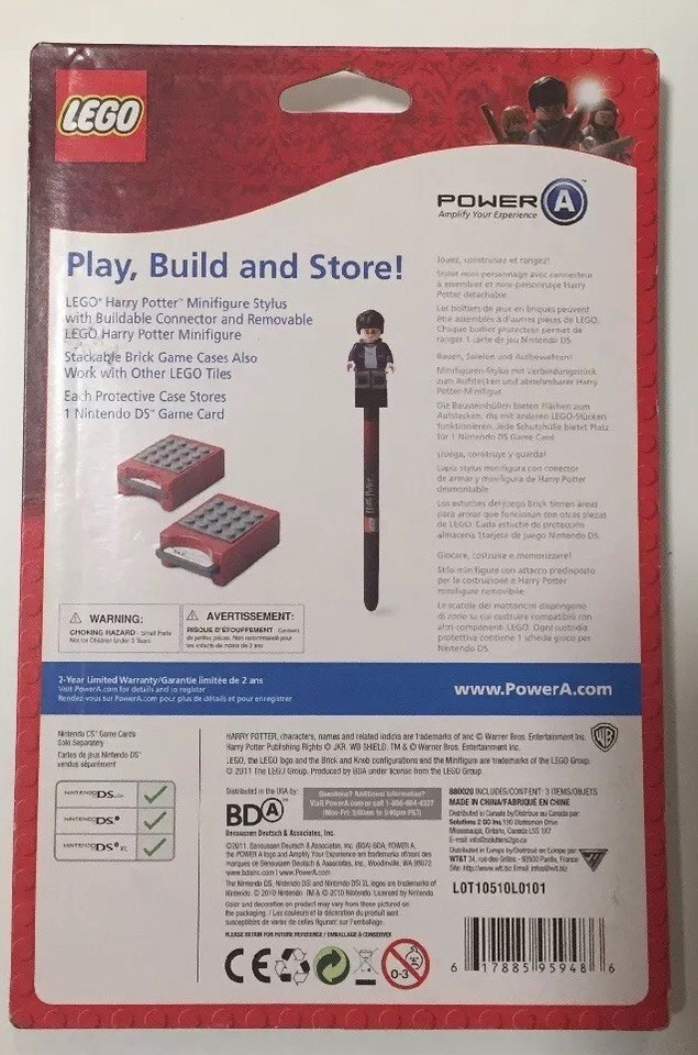 Nintendo DSi DS XL Lego Harry Potter Play And Build Kit Character BRAND ...