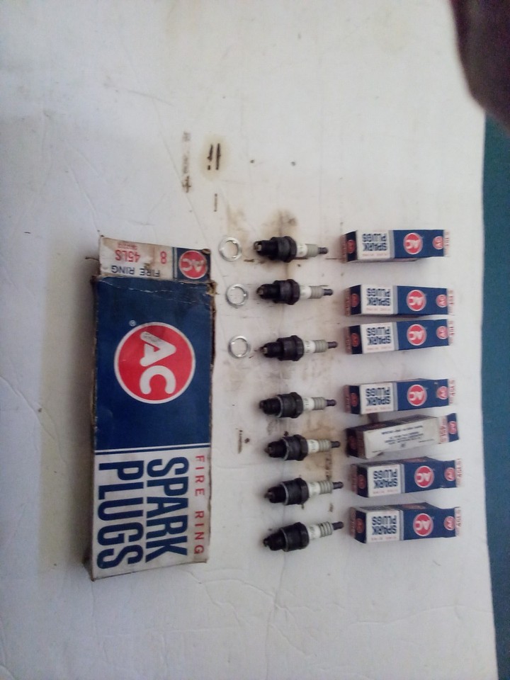 25 N.O.S Ac Fire Ring Spark Plugs And 3 Champion H-10. | eBay