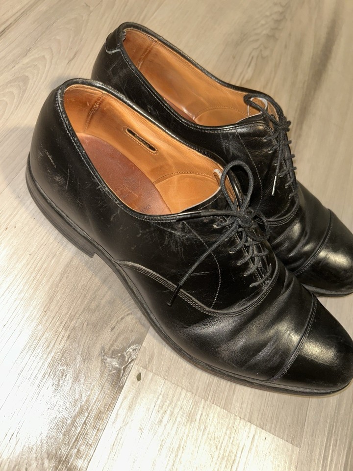 Allen Edmonds Park Avenue Oxford Shoes Mens Size 10.5 D Black Leather ...