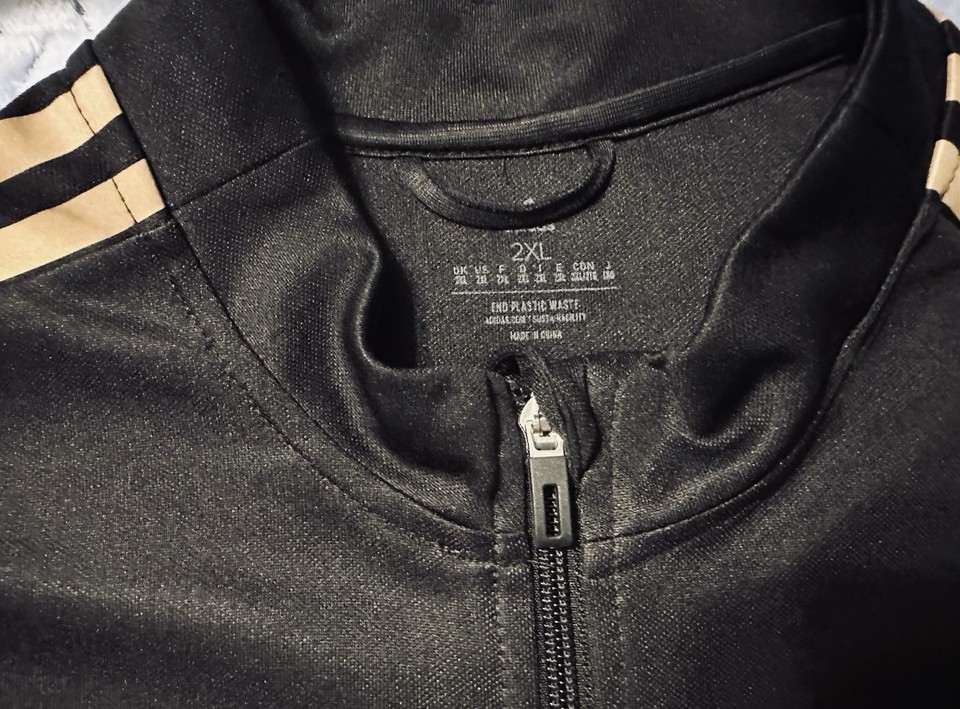 Oasis Rock Band Fan Adidas Track Jacket - XXL (Black & Gold) | eBay