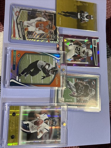 Lot Of Numbered Football Cards-6 Cards | eBay