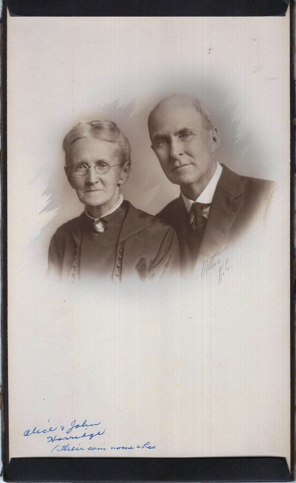 c1920 Alice & John Harridge Formal Portrait Photograph | eBay