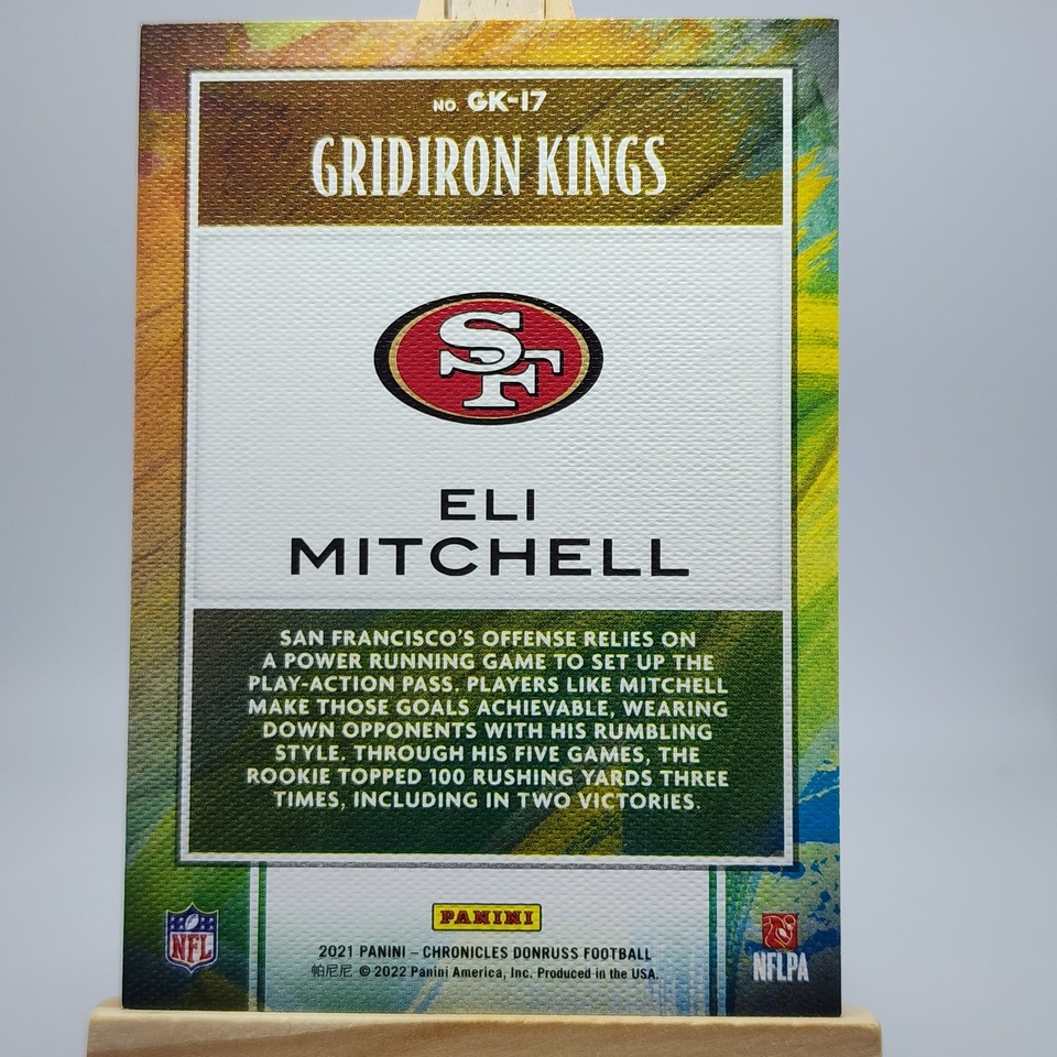 Eli Mitchell 2021 Panini Chronicles Gridiron Kings #GK-17 San Francisco 49ers | eBay