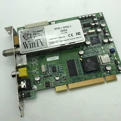 Hauppauge WinTV NTSC / NTSC-J 26052 Rev C185 TV Tuner Card PCI Conexant ...