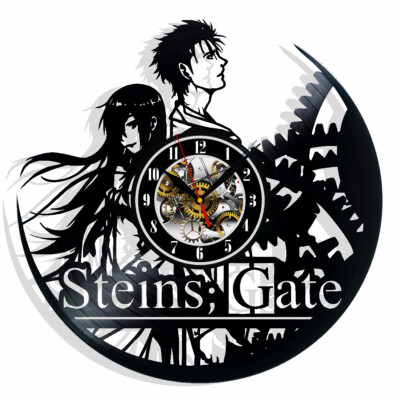Steins;Gate Vinyl Wall Clock Gift Birthday Holiday Home Room Decor ...