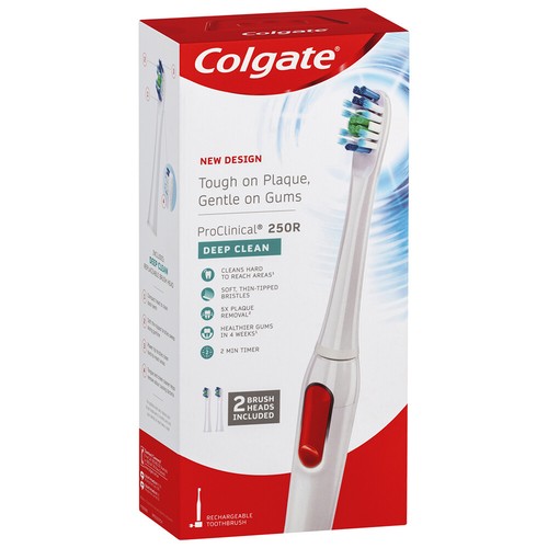 Colgate Sonic ProClinical 250R Soft Bristles Electric Rechargeable ...