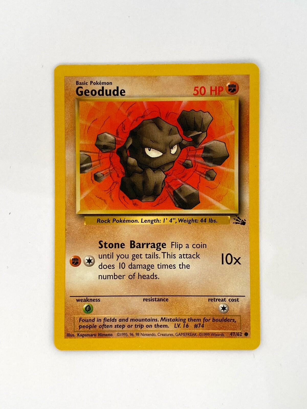 Pokemon TCG Fossil Set Unlimited - WOTC Single Pokemon Cards - Select ...