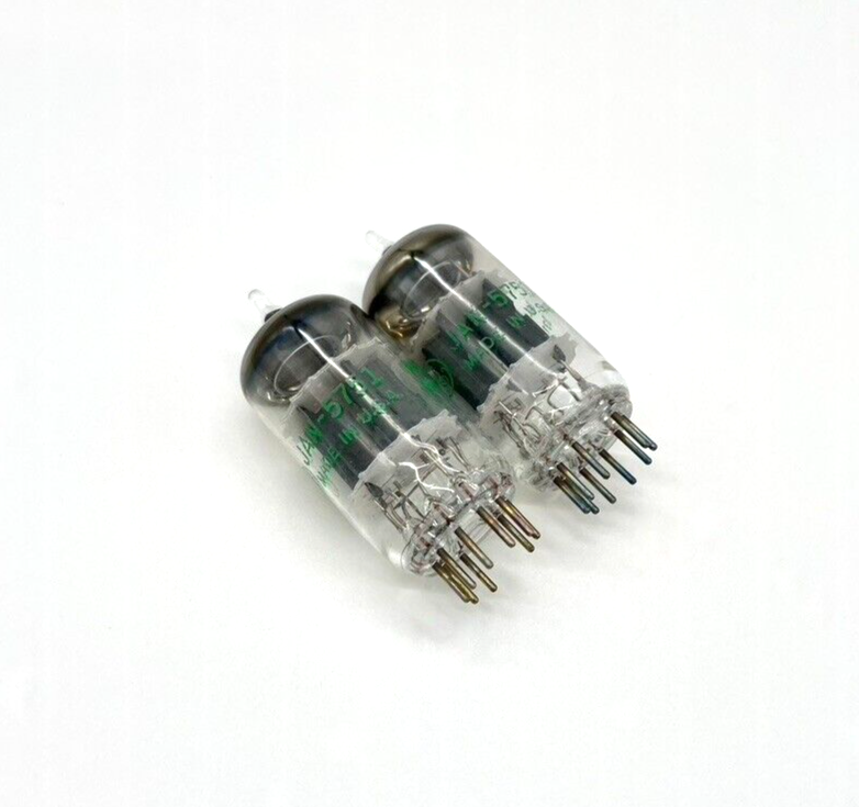 Matched Pair 5751 JAN 5751 Grey Plate Ring Used GE USA Valve Tubes (AV6 ...