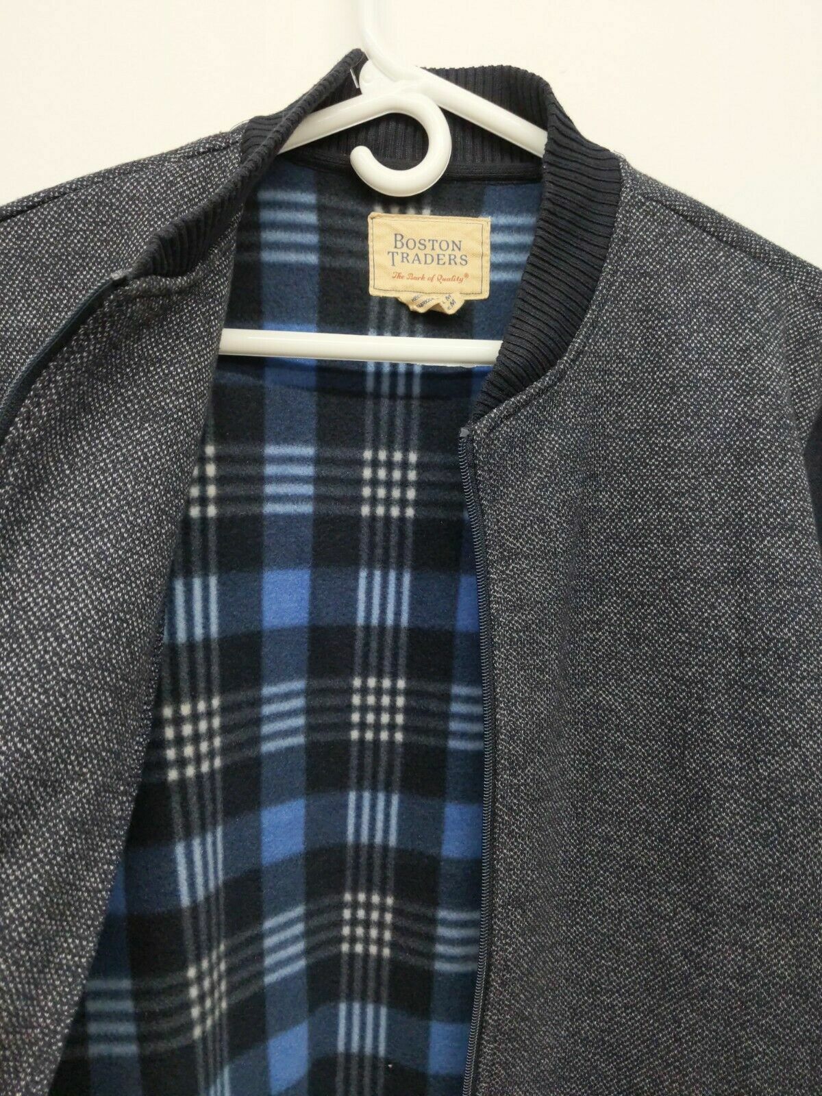 Boston Traders Men's Fleece Lined Full Zip Bomber Jacket G31 | eBay