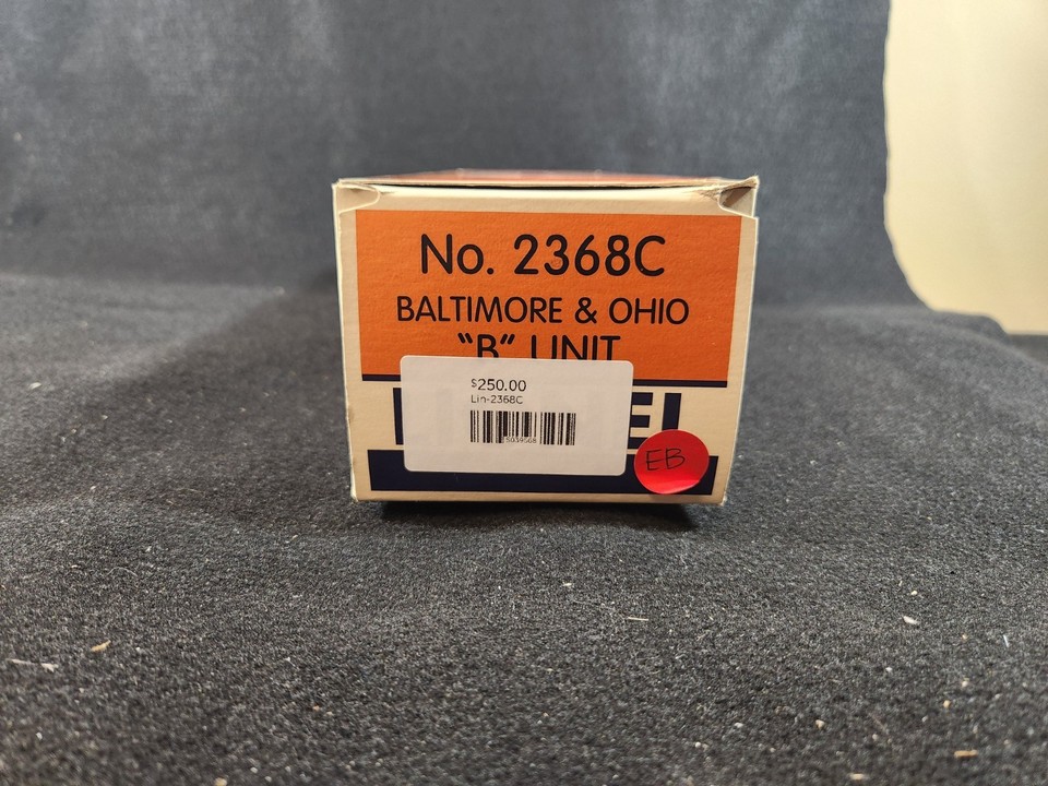 Lionel - Baltimore & Ohio F3 Diesel B Unit Lin-2368C | eBay