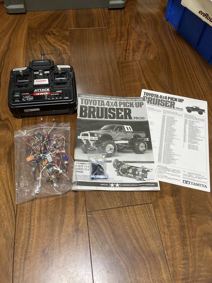 Tamiya Hilux Bruiser Rc Truck Full Kit 4X4 Off-Road Vehicle Metal ...