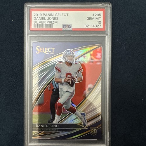 2019 Panini Select Field Level Silver #205 DANIEL JONES Rookie PSA 10 ...