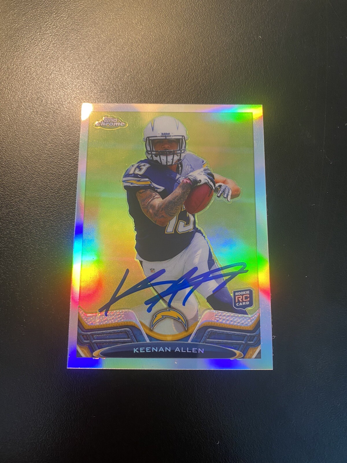 2013 Topps Chrome Refractor Kenna Allen Autograph RC Signed Chargers | eBay