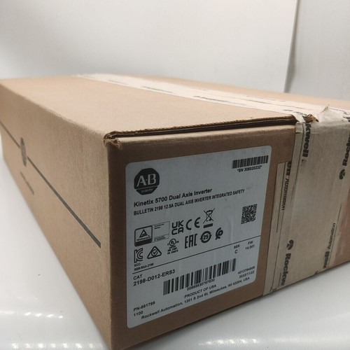 New Sealed AB 2198-D012-ERS3 /C Kinetix 5700 Dual Axis Inverter Module ...