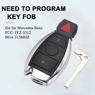 Keyless Entry Remote Car Key For 1997-2014 Mercedes Benz BGA 315MHZ FCC ...