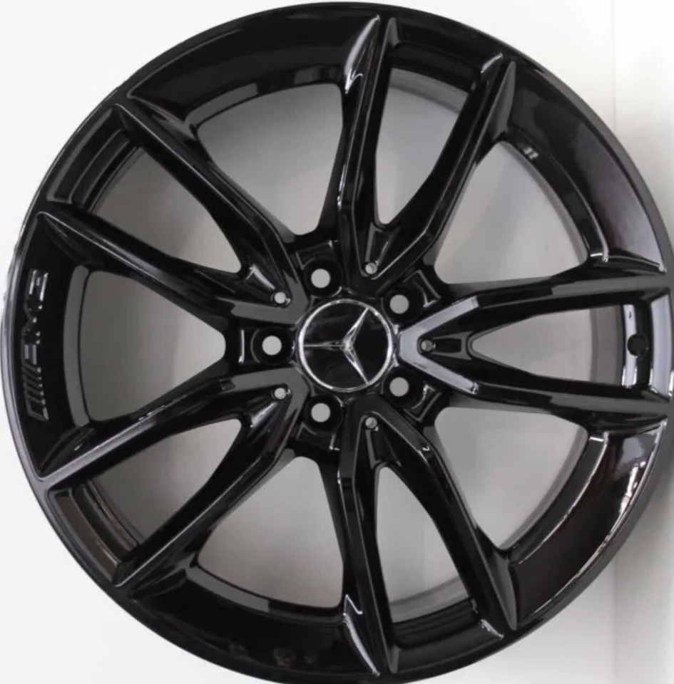 2018-2023 Mercedes-Benz E43 E53 AMG 20" Black Staggered Wheels Rims ...