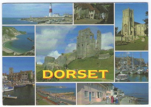 Dorset, multi view colour postcard, posted 1998 | eBay