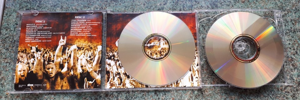 Ozzfest Second Stage LIVE - Various Artists. DOUBLE CD Album released ...