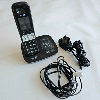 BT 8500 Digital Cordless Phone Answering Machine Black Single Handset ...