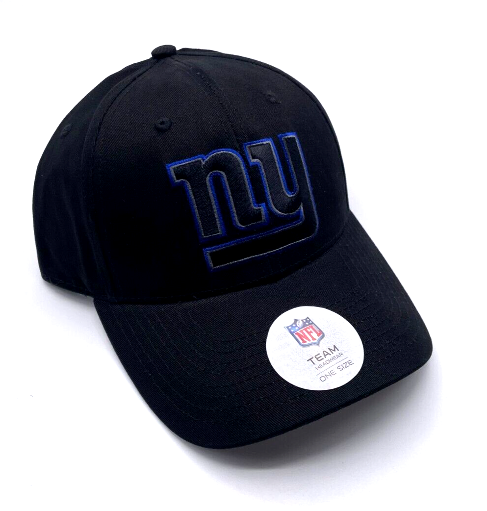 NEW YORK GIANTS BLACK ADJUSTABLE HAT MVP AUTHENTIC NFL FOOTBALL TEAM ...