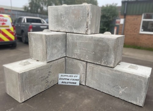 Interlocking Concrete Block / Lego Block 1200 x 600 x 600 | eBay UK