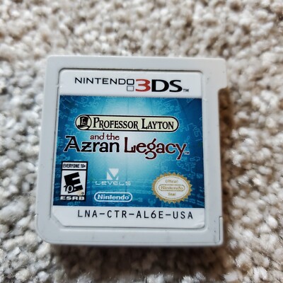 Professor Layton and the Azran Legacy Nintendo 3DS US vers 45496742720 ...