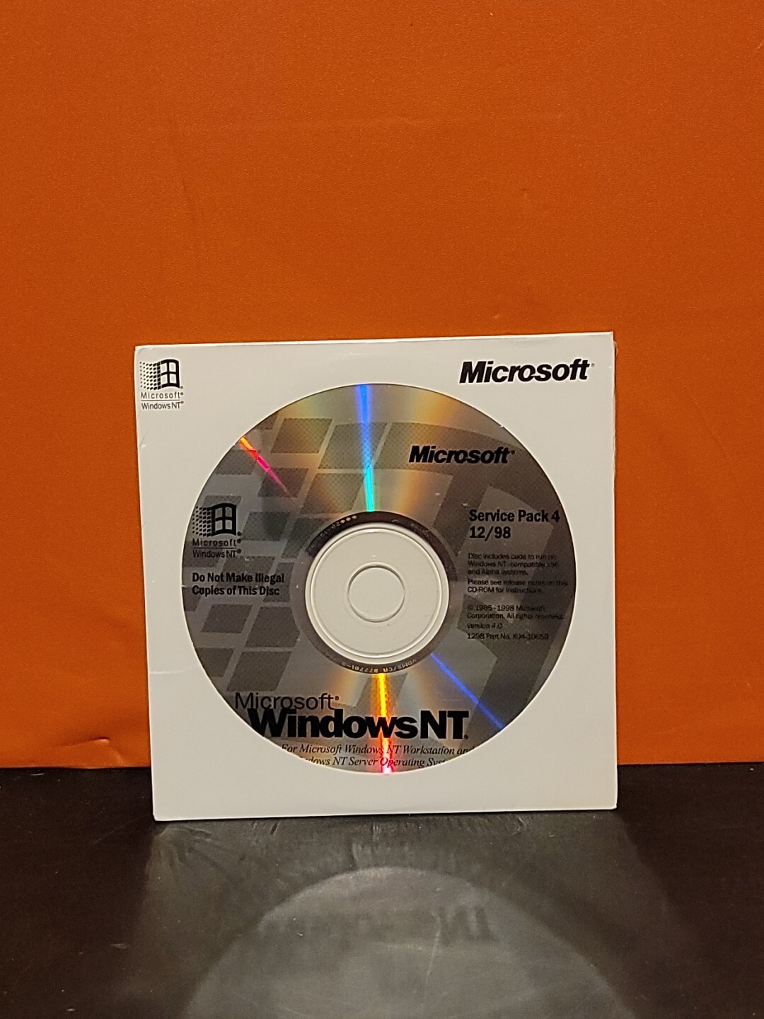 Vintage Microsoft Windows NT Service Pack 4 12/98 ~ Factory Sealed ...