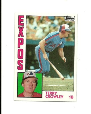 1984 TOPPS #732 Terry Crowley: Montreal Expos: 1st Base: Baseball Card ...