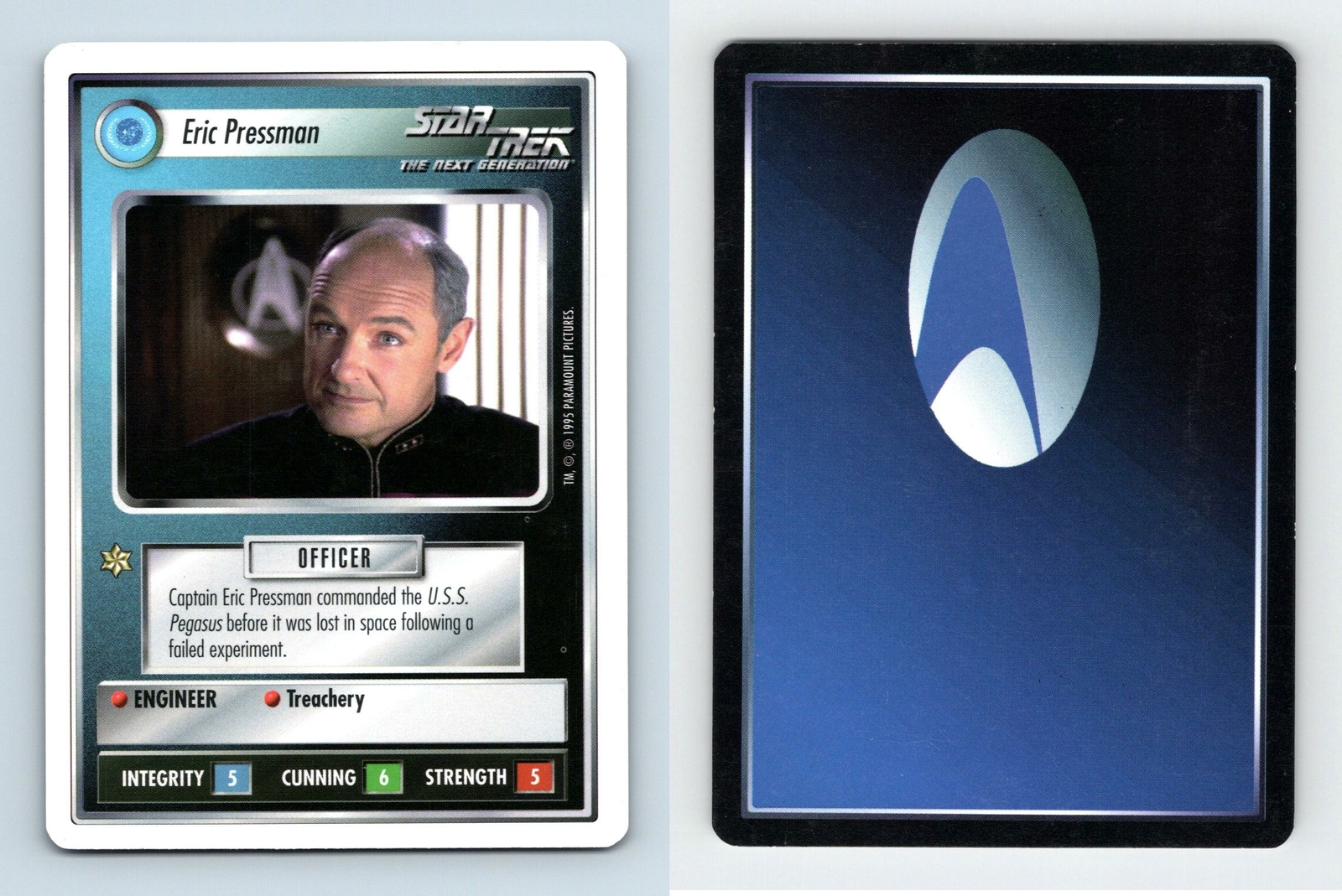 Eric Pressman - Star Trek Premiere Unlimited 1995 Uncommon CCG Card | eBay