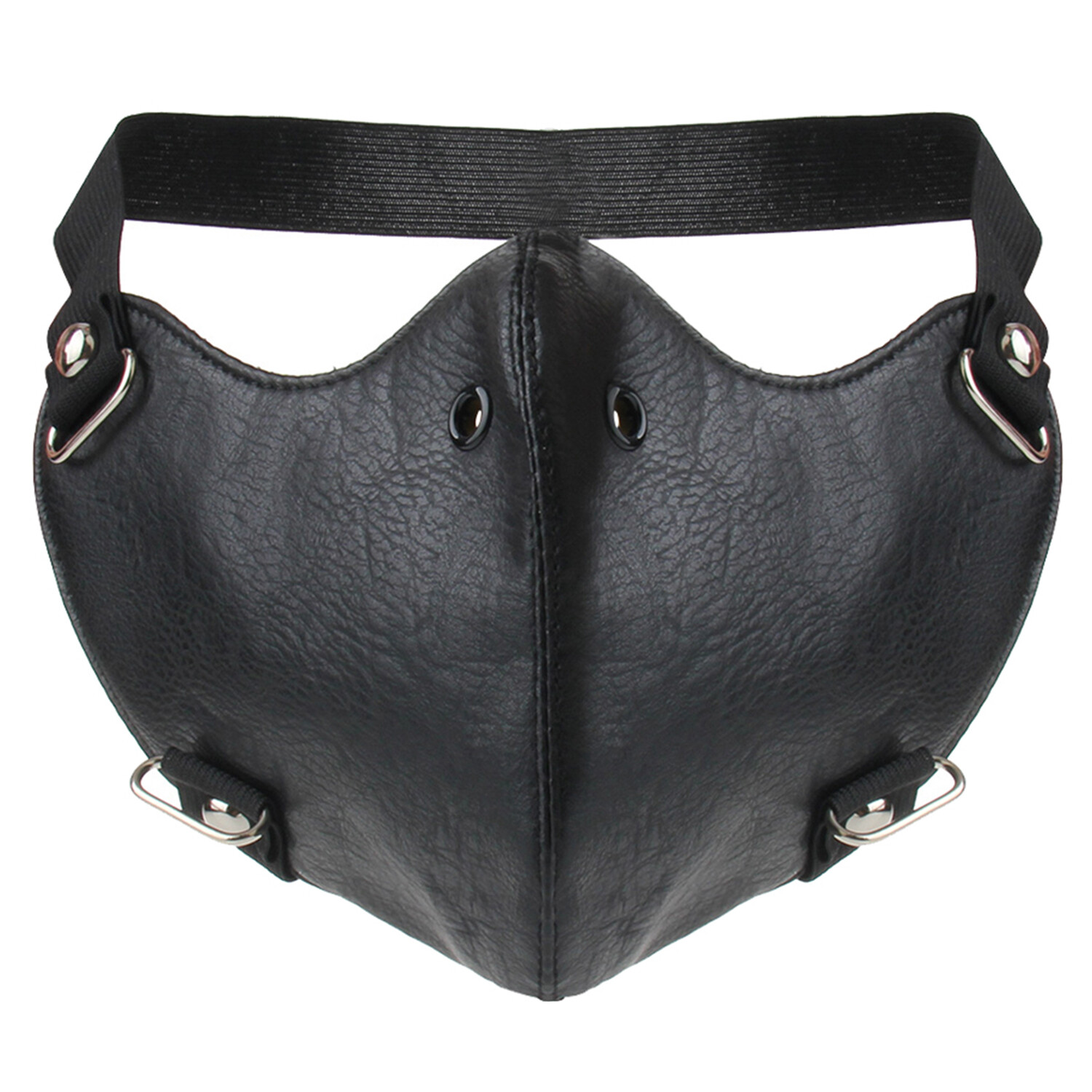 Outdoor Sports Biker Motorcycle Leather Anti-Dust Half Face Mouth ...